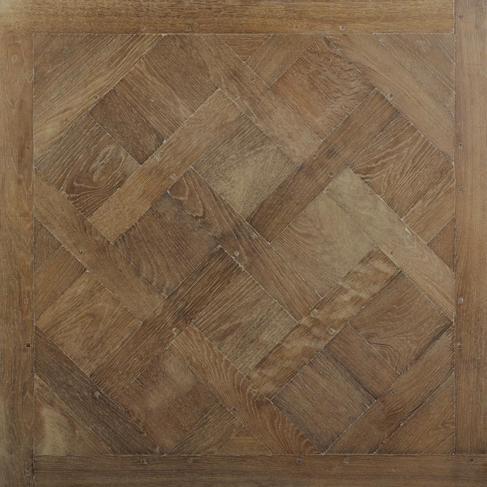 Versailles parquet panels in solid aged oak by Maison & Maison.